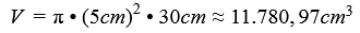 Volumen berechnen bei geometrischen Körpern - so geht's ganz einfach