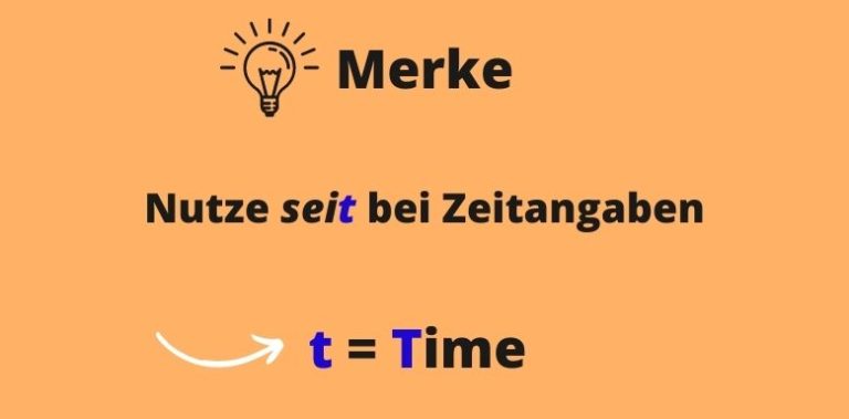 Seit oder seid - Unterschied, Verwendung und Eselsbrücke