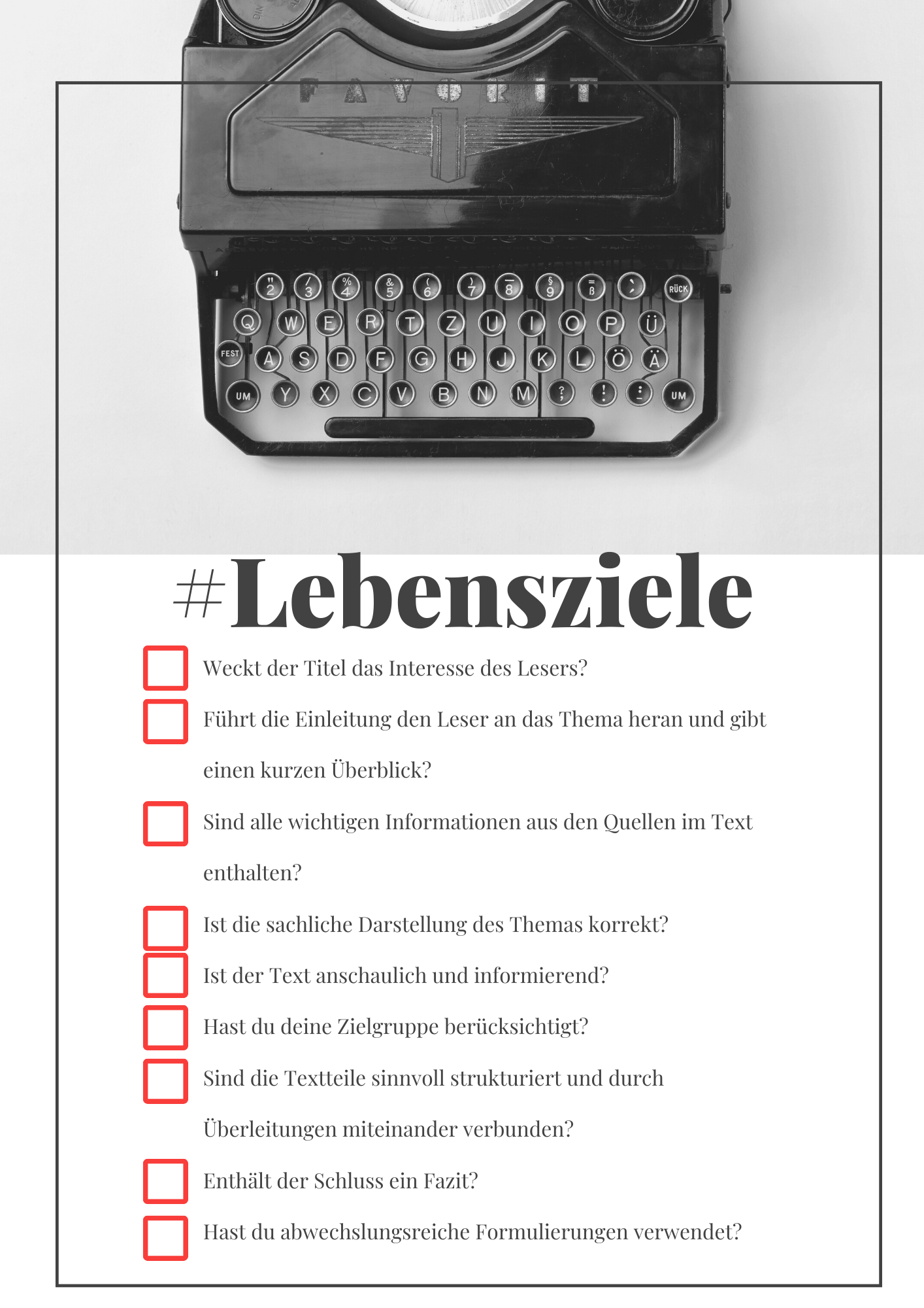 Einen informierenden Text schreiben – so gelingt es!