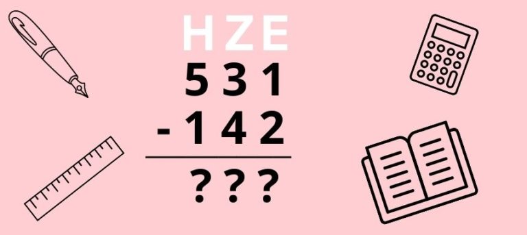 Subtraktion in 5 Minuten erklärt