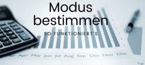 Modus berechnen - so funktioniert's