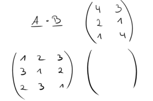 Matrizen multiplizieren - einfache Schritt-für-Schritt Erklärung