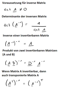 Inverse Matrix einfach berechnen (Schritt-für-Schritt)