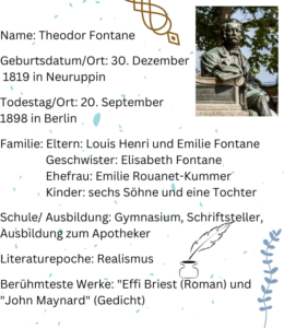 Theodor Fontane - Biografie und Vertreter des Realismus