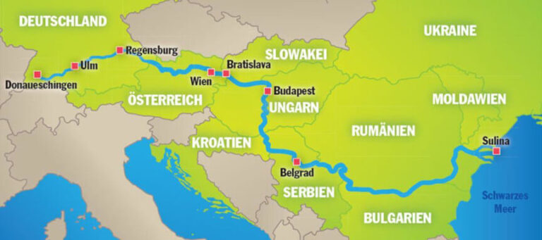 Die Donau: Verlauf, Geografie & Bedeutung für Europa